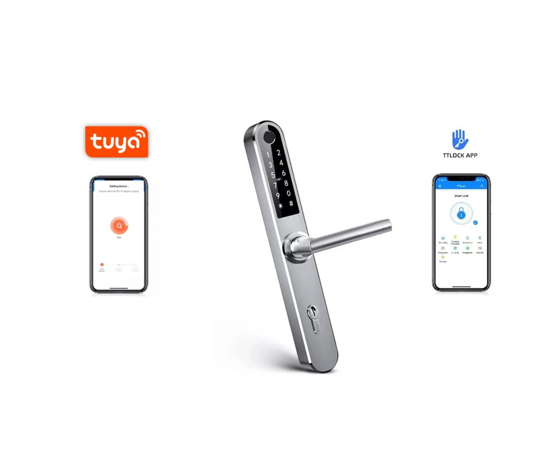 Porovnání chytrých klik: TTlock vs. Tuya Smart - Který systém je lepší?